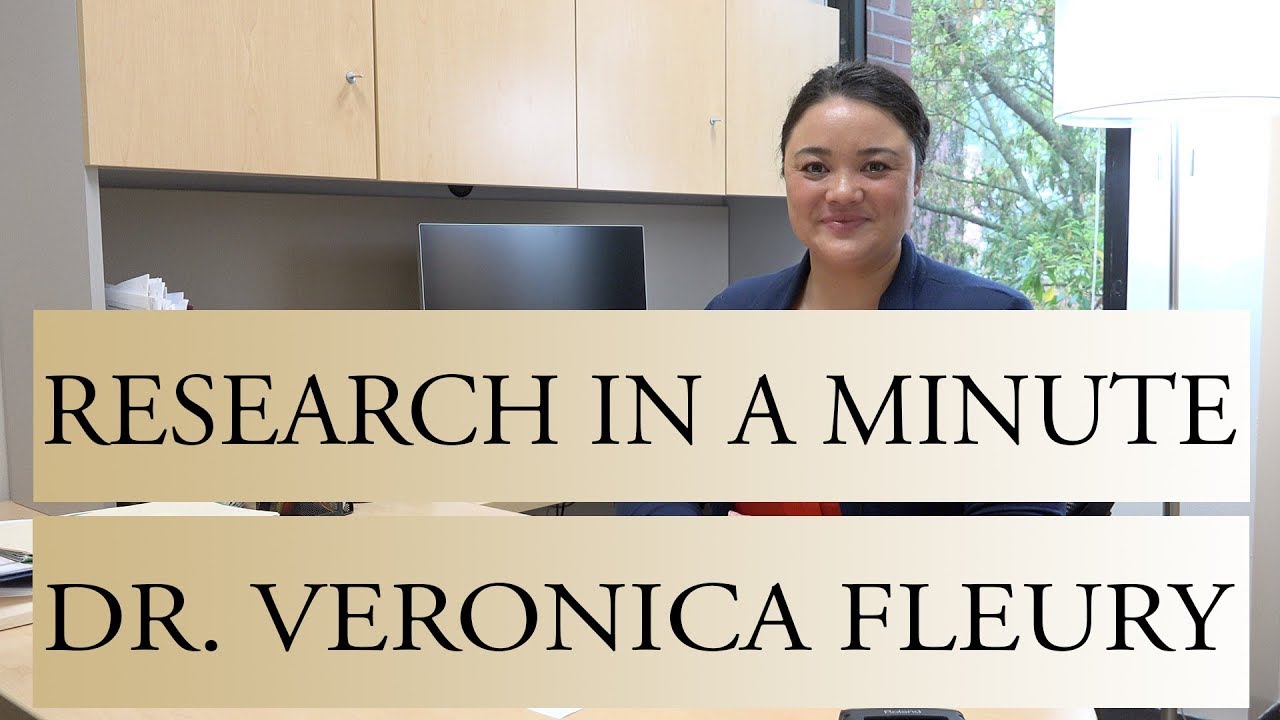 Dr. Veronica Fleury Research in a Minute | FSU College of Education - YouTube