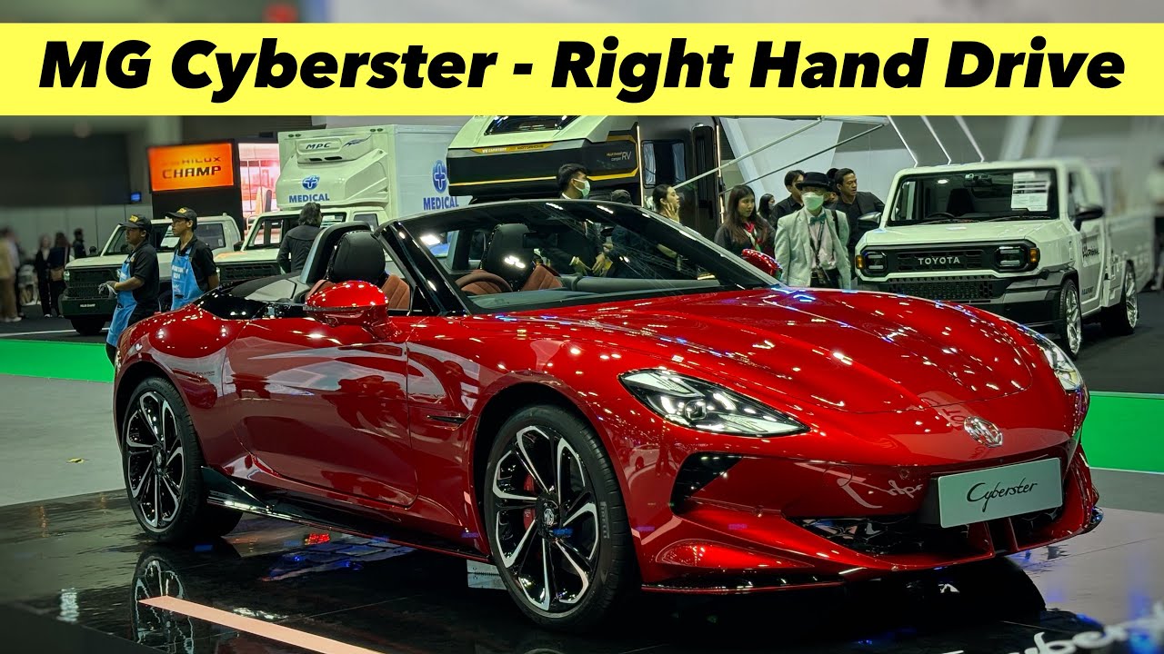 All New MG Cyberster Right Hand Version For India - Detailed Review ...