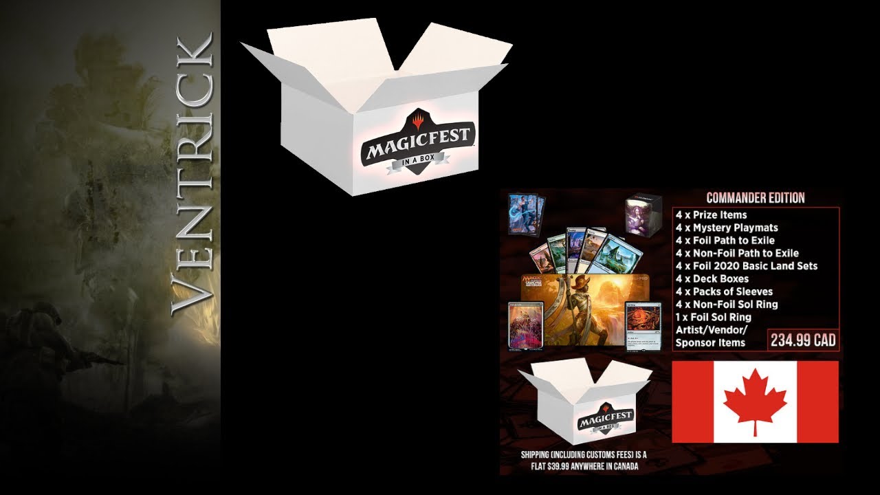 MagicFest in a Box Commander Edition Opening - YouTube