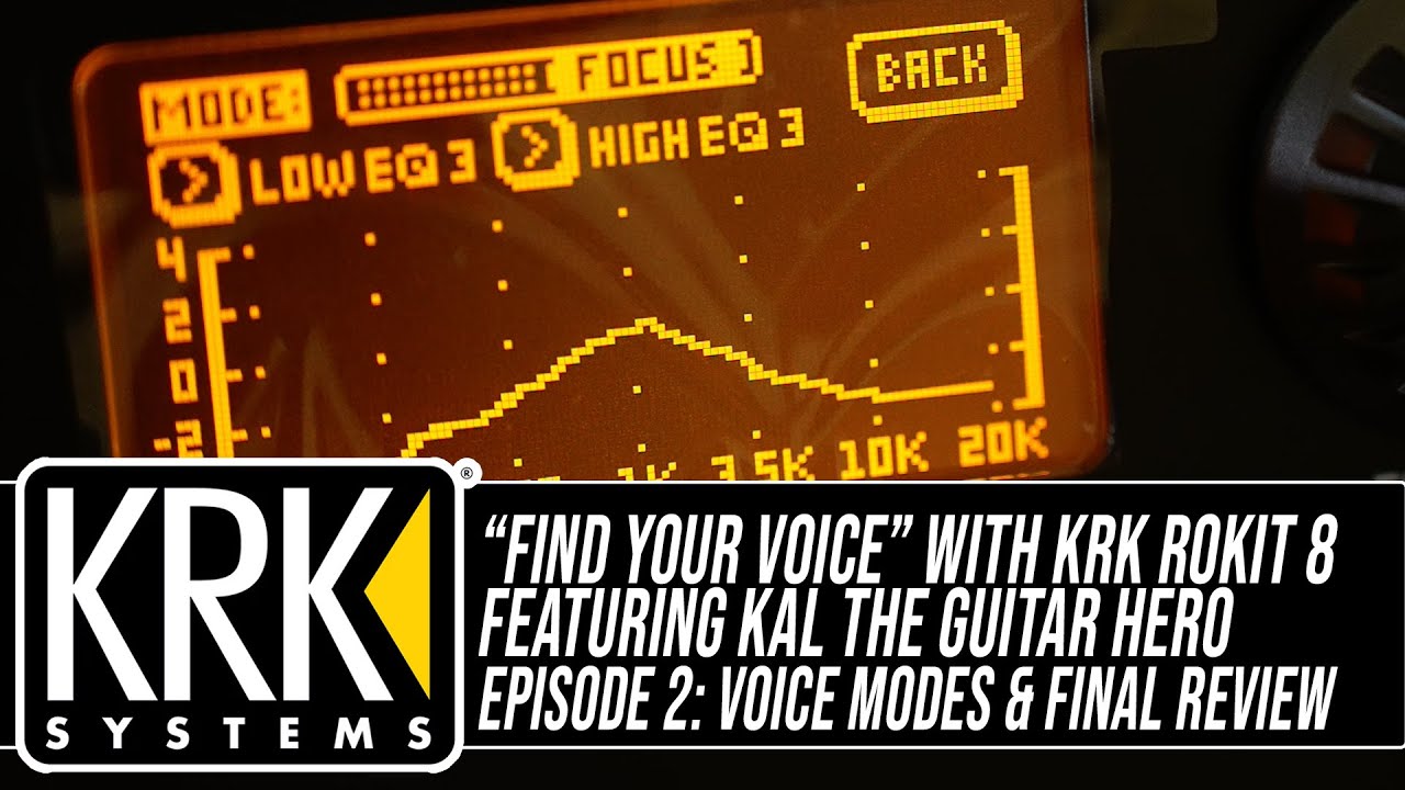 KRK Rokit 8 "Find Your Voice" Challenge with Kal the Guitar Hero ...