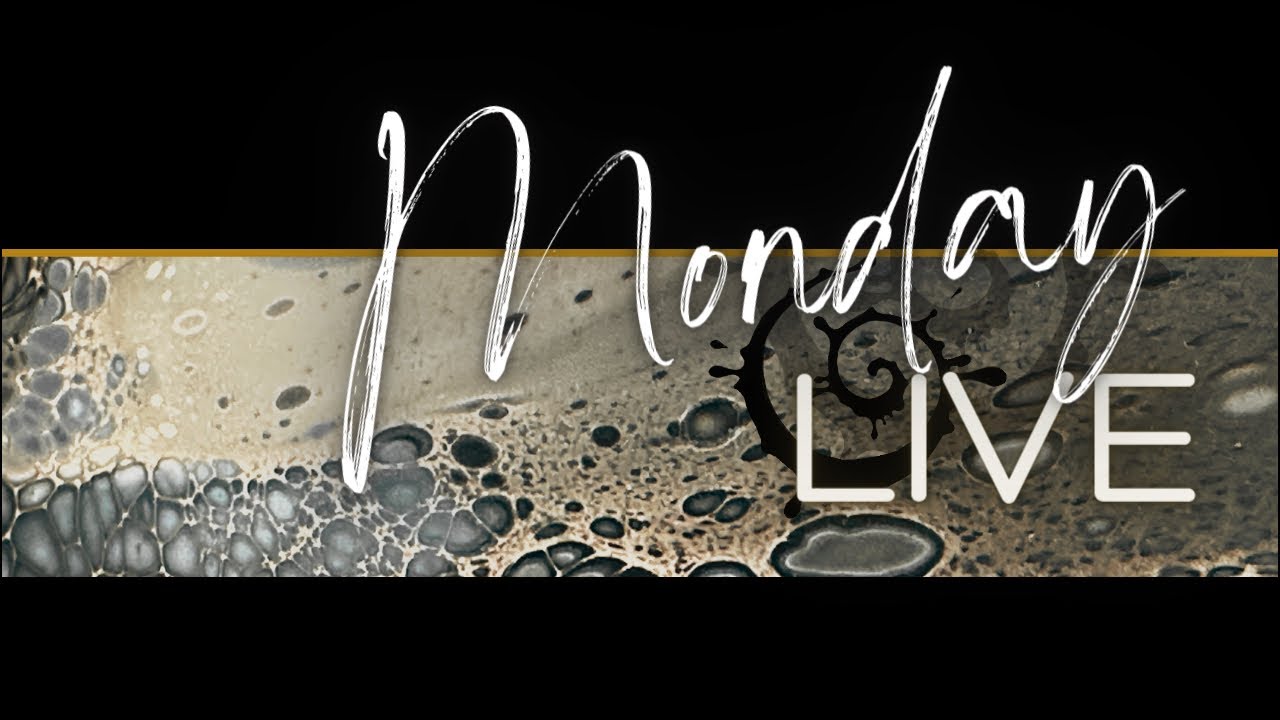 Monday live painting session Jan 29th 2 minimal paint paintings, well ...