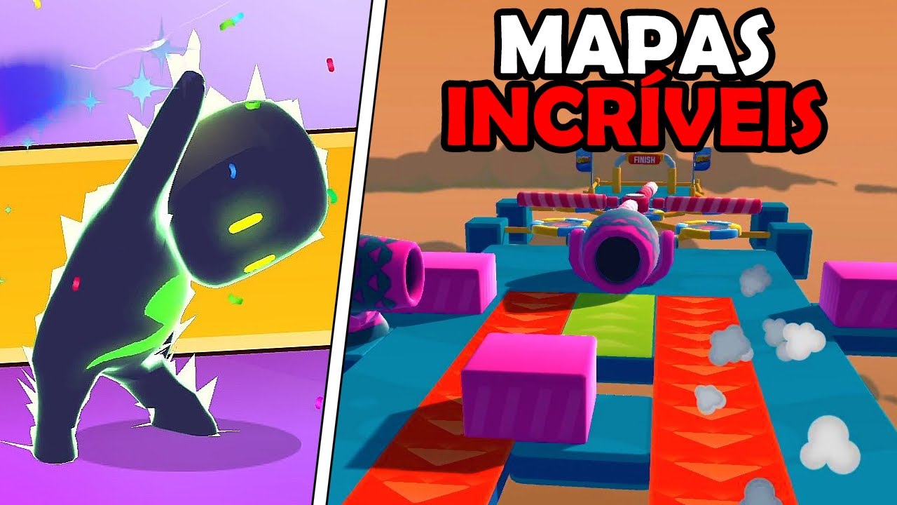ESSES MAPAS MODIFICADOS ESTÃO INCRÍVEIS no Stumble Guys - YouTube