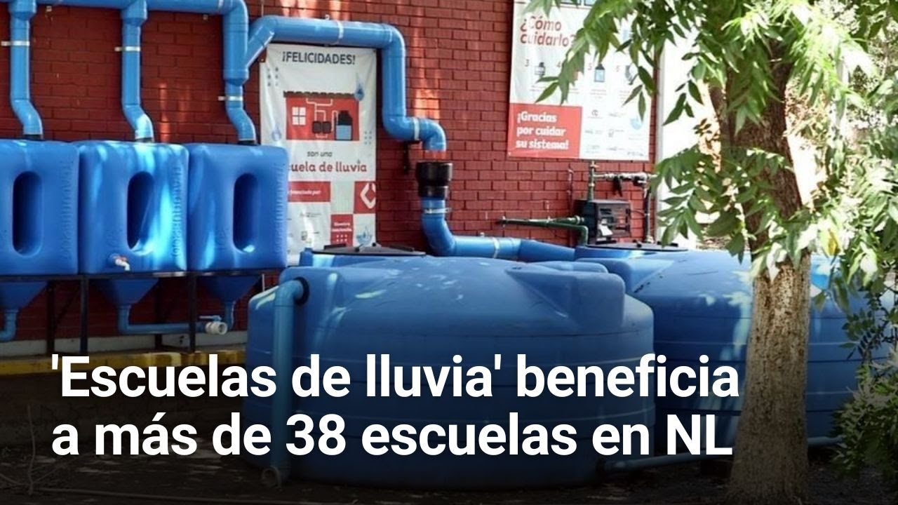 'Escuelas de lluvia' beneficia a más de 38 escuelas - YouTube