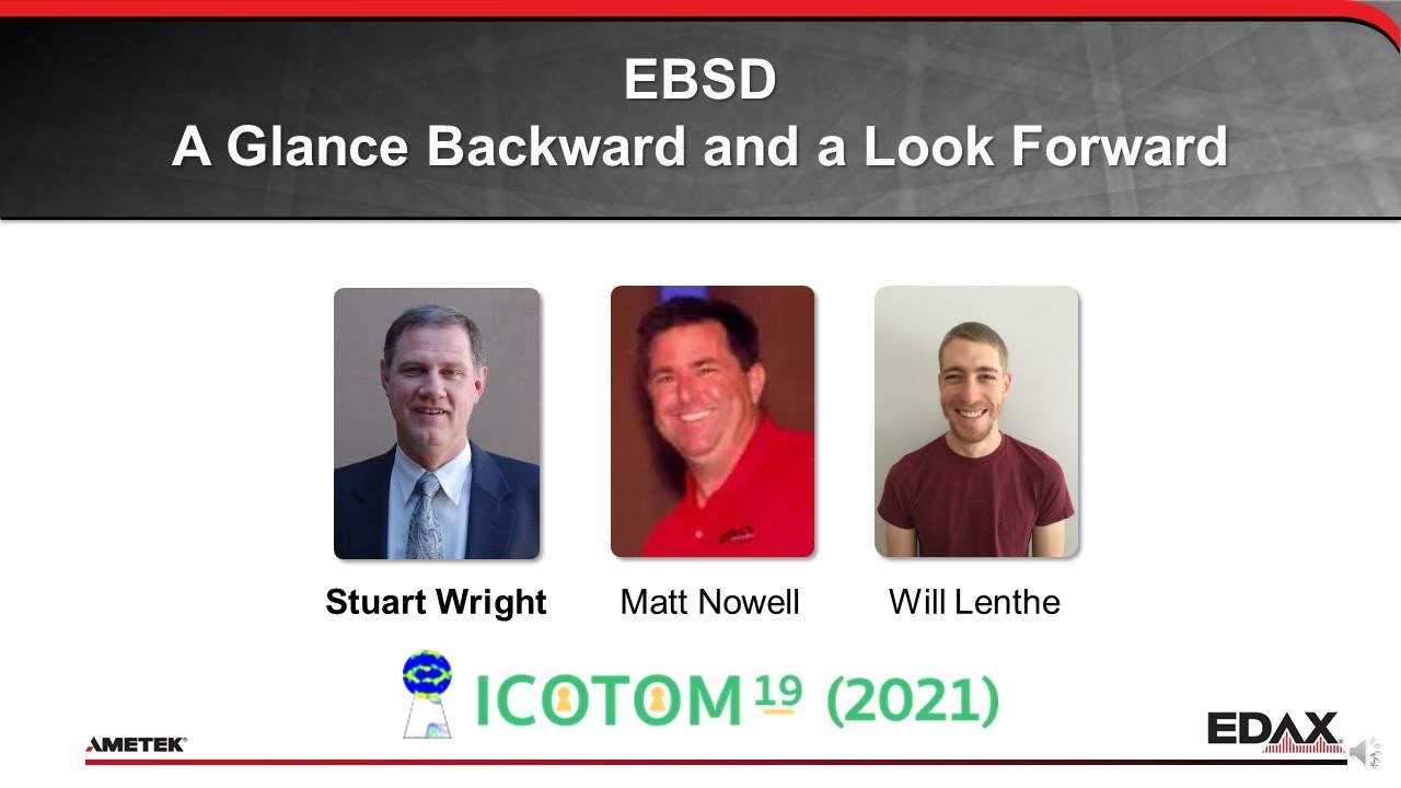 EBSD - A Glance Backward and A Look Forward - YouTube