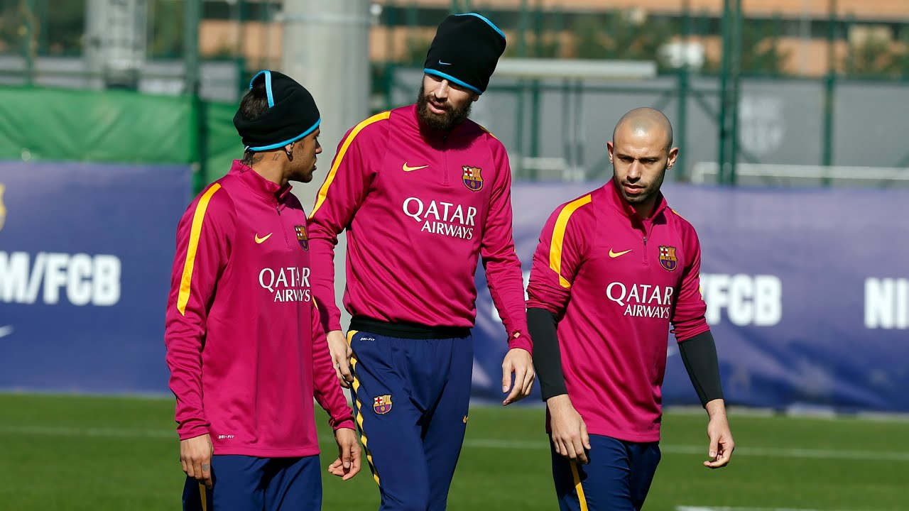 FC Barcelona training session: get straight back to training with an ...