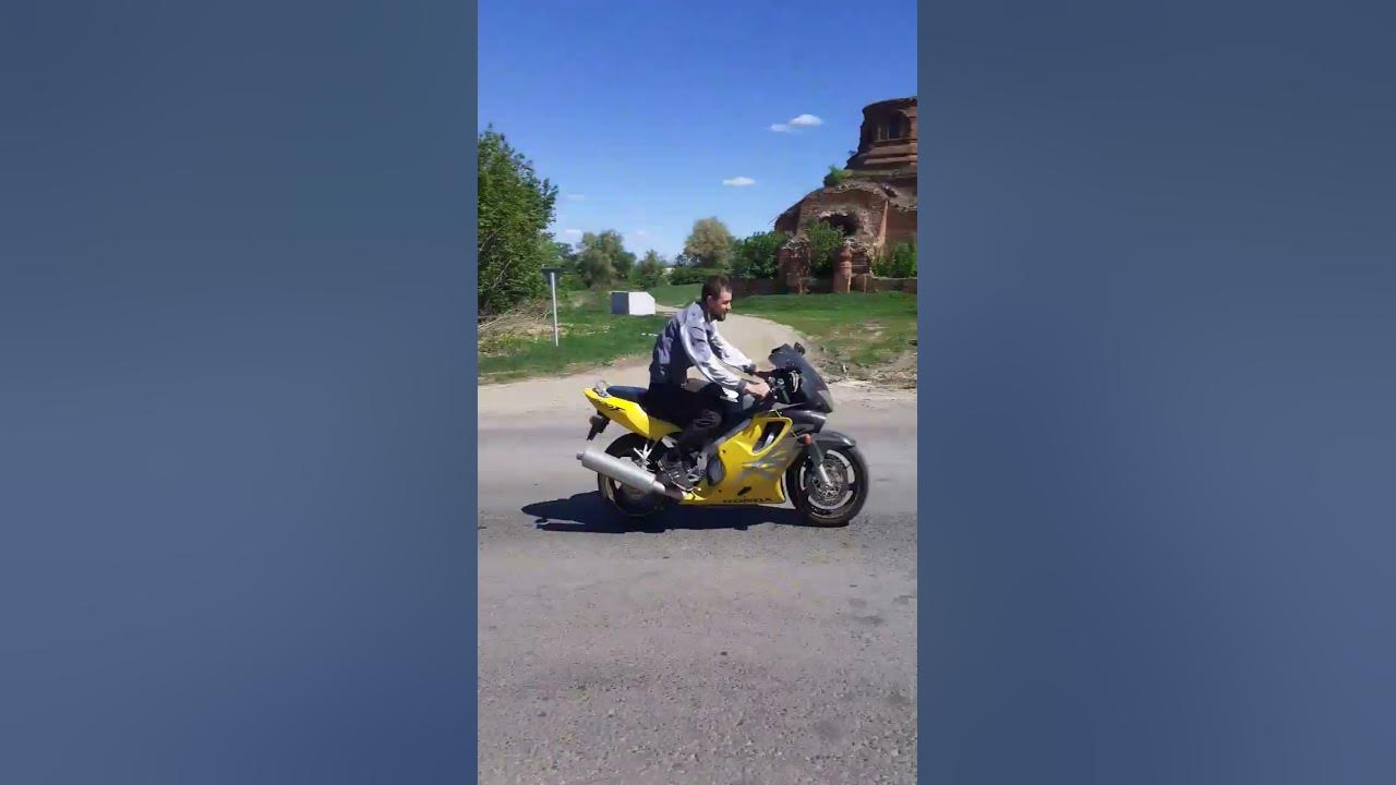 Первый выезд после зимы на мотоцикле Honda Cbr 600 F4 Youtube