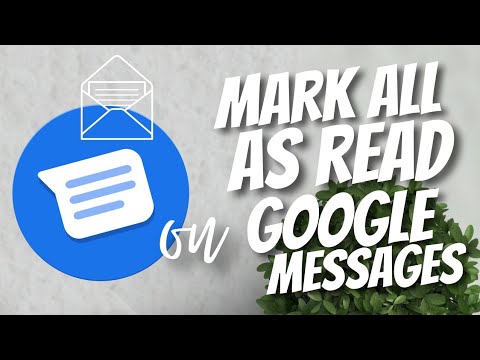 How to Mark all messages as read on Google Messages - YouTube