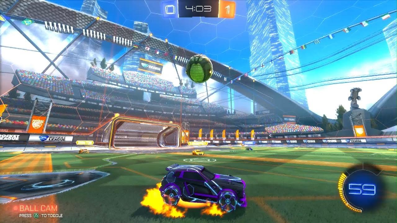 Rocket League Aerial Goal - YouTube