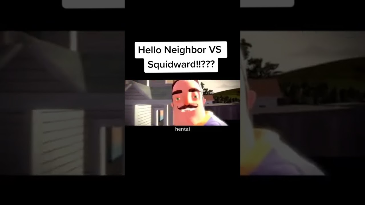 Squidward Vs Hello neighbor rap battle - YouTube