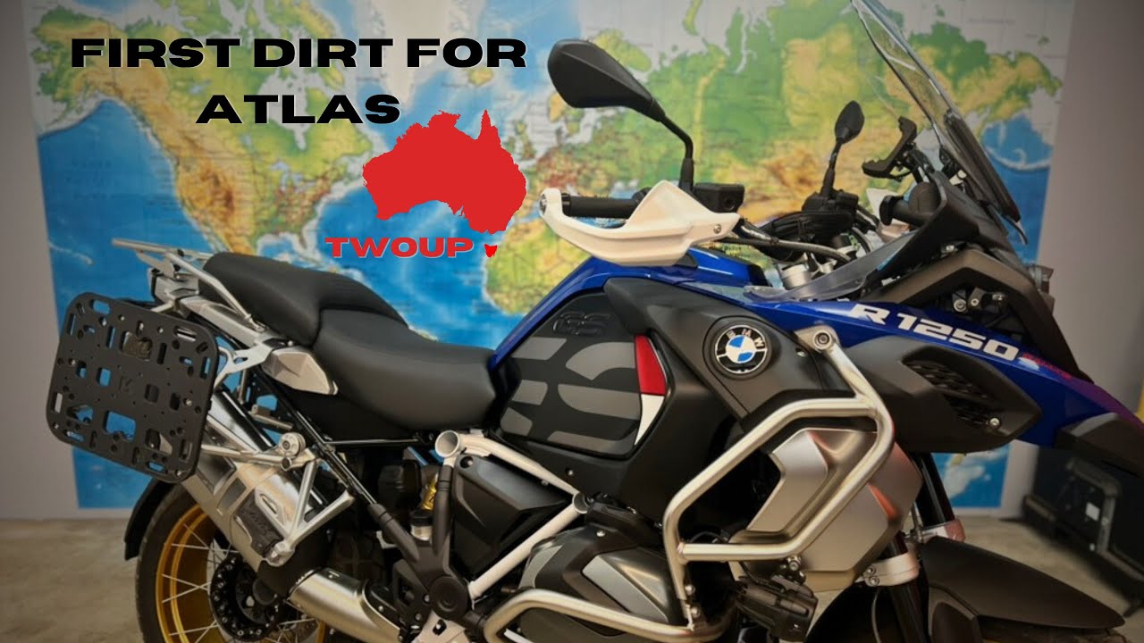 Our First Offroad ride on Atlas - Our New BMW R1250gs Adventure - YouTube