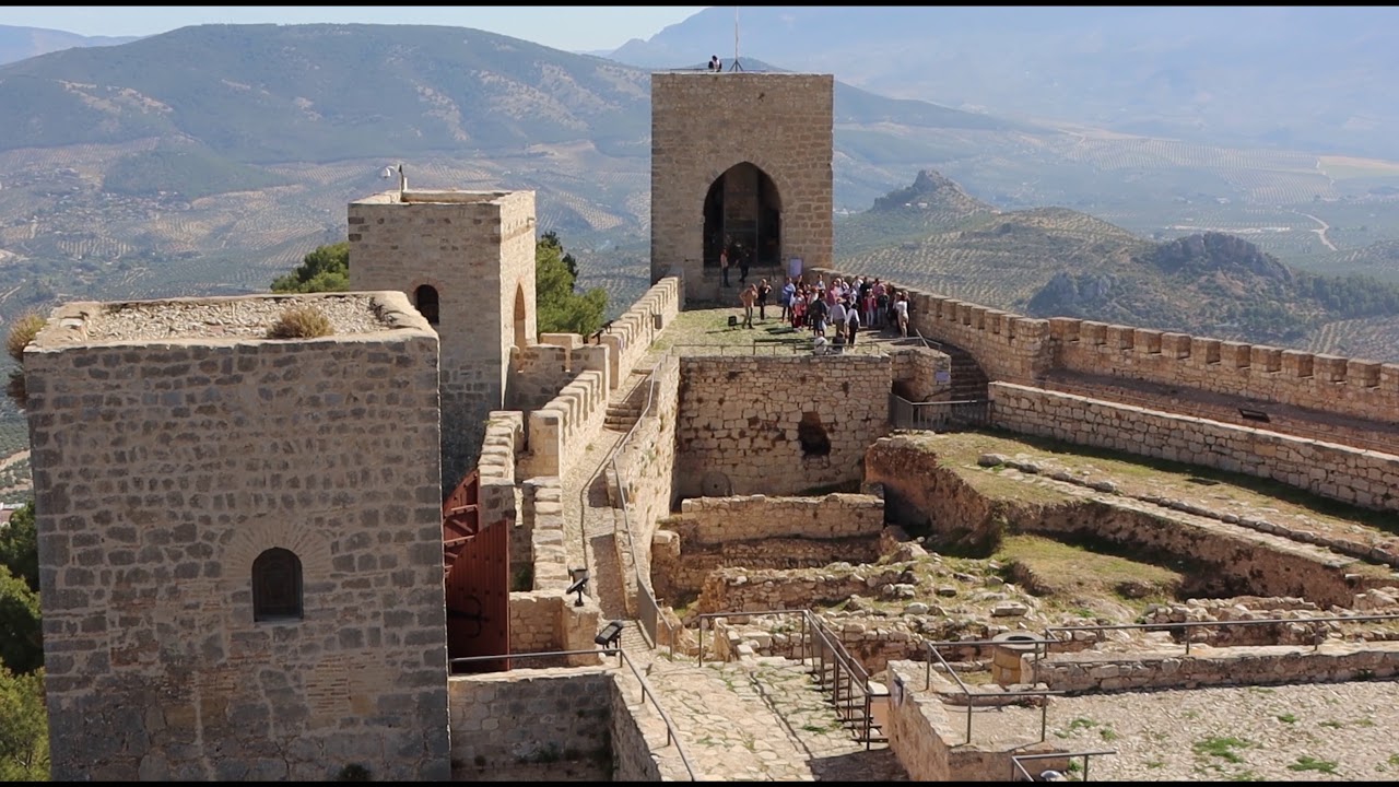 Jaén Castillo de Santa Catalina 4k - YouTube