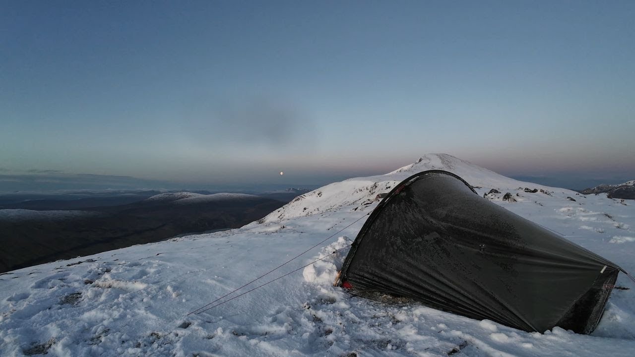 The Last Of Winter Snow Tent Camping In Freezing Temperatures With