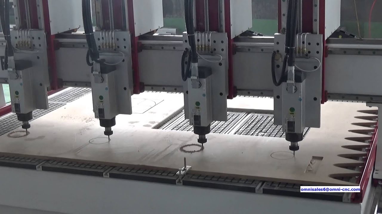 Omni 2030 4 HSD spindles Nc studio - YouTube