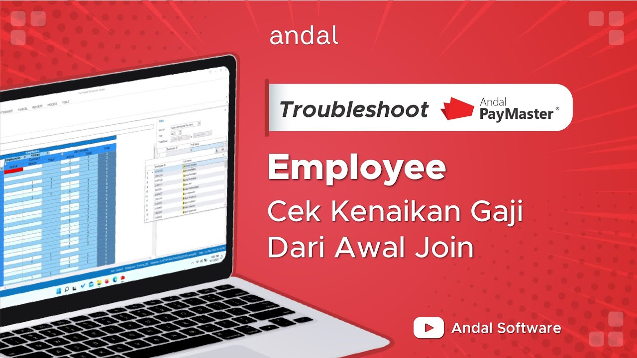 HR - Step Untuk Cek Kenaikan Gaji Karyawan Dari Awal Join [Portal HR] - YouTube