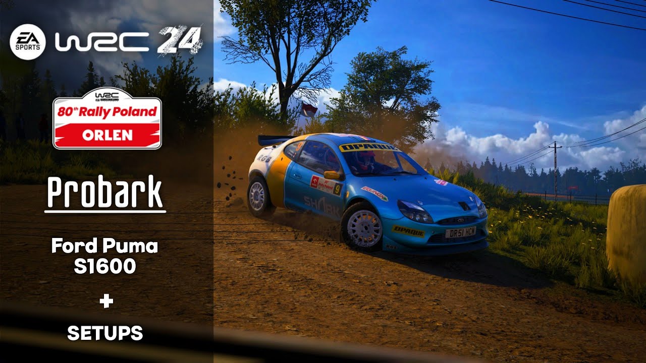 EA WRC 24 (WR) Ford Puma Kit Car S1600 - Setups : Rally Poland 🇵🇱 - YouTube