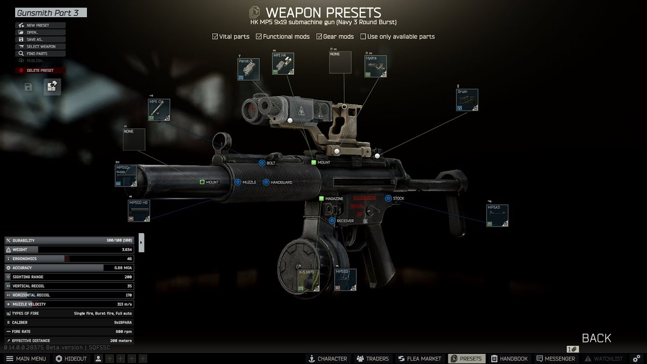 Gunsmith - Part 3 (PATCH 0.16 UPDATED) Escape From Tarkov - (NO RING ...