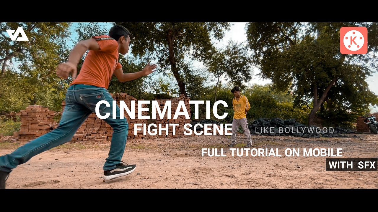 how to shoot and edit fight scene on mobile 🔥 kinemaster cinematic ...