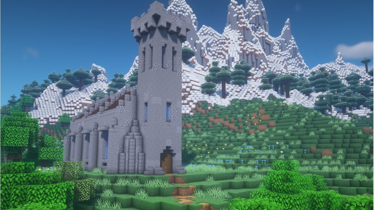 Minecraft Medieval Church Tutorial - YouTube
