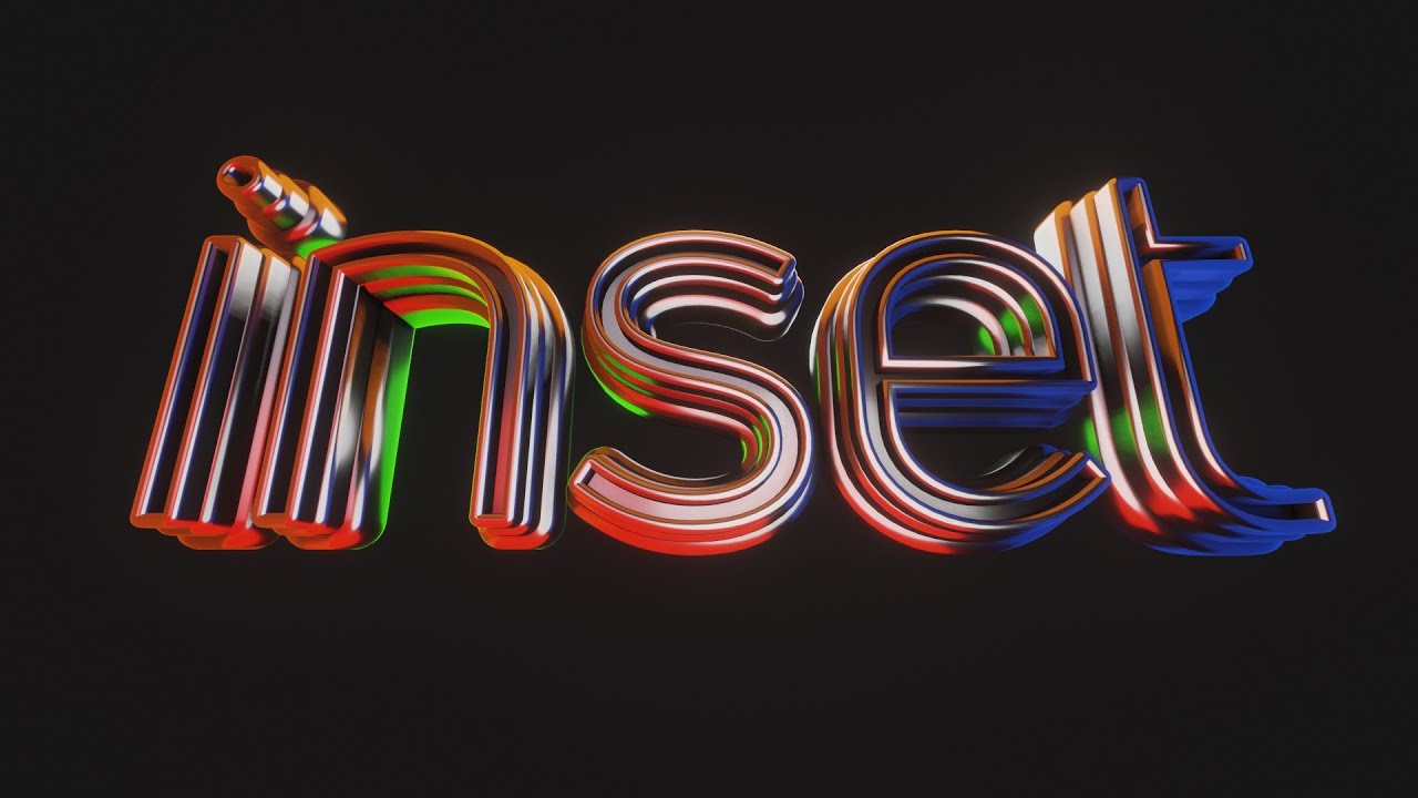inset 3D Text Bleder Tutorial - YouTube