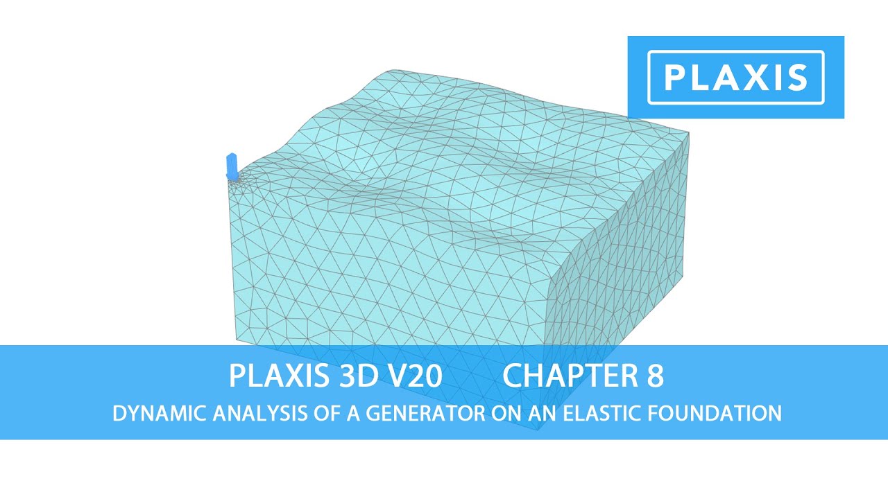 Plaxis 3D V20: Chapter 8 Dynamic Analysis of a Generator on an Elastic ...