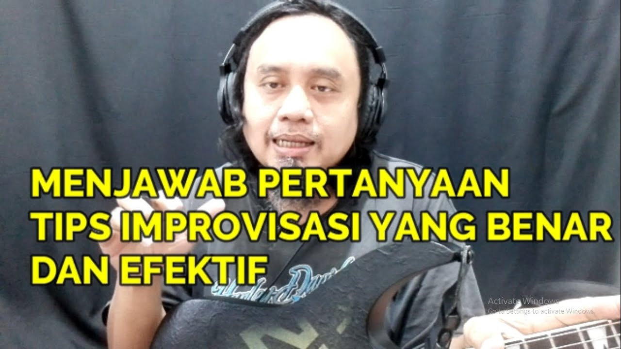 QUESTION & ANSWER : TUTORIAL TIPS IMPROVISASI GITAR - YouTube