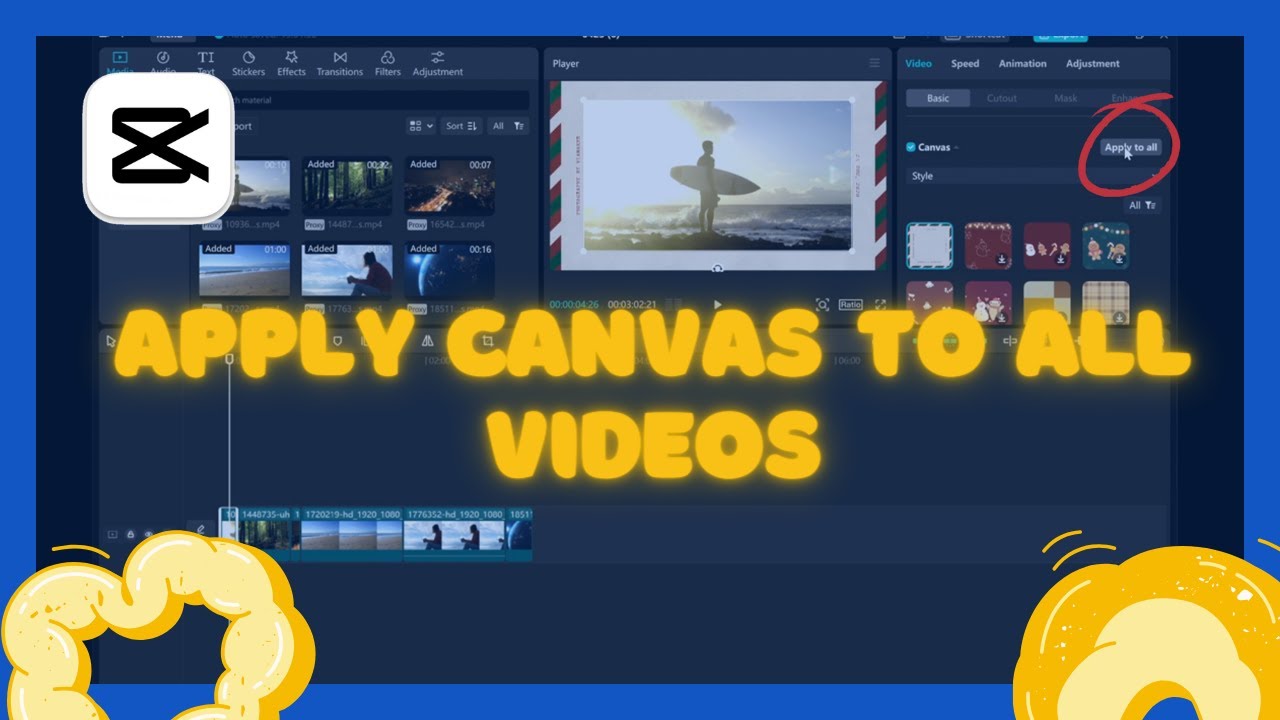 How to Apply Canvas to All Your Videos in Capcut PC (2024) | Step-by-Step Guide - YouTube