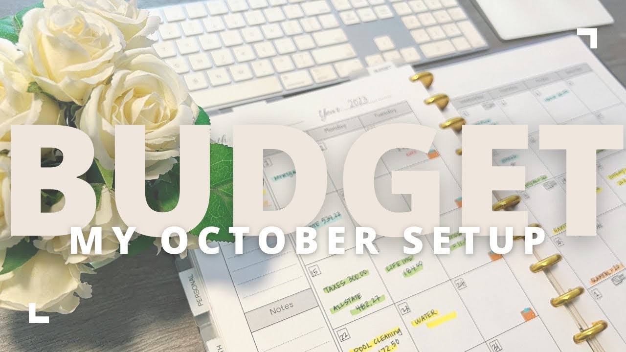 My October Budget Monthly Setup and Routine - YouTube