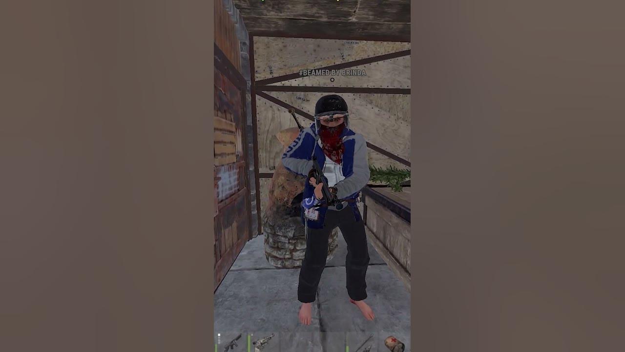 Brinda Gets Beamed By Spear With Wallhacks Rust Shorts Youtube