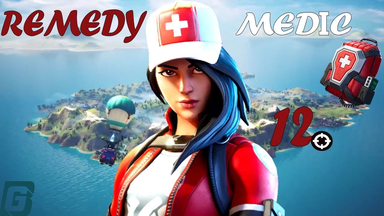 Fortnite Solo Remedy Medic Skin Gameplay - YouTube