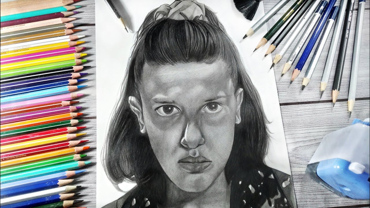How to Draw Eleven from Stranger Things - YouTube
