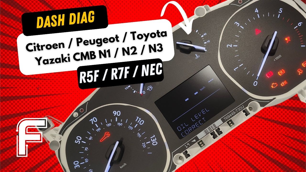 PSA instrument cluster programming with FORZA 614 / YAZAKI - CMB N1/N2 ...