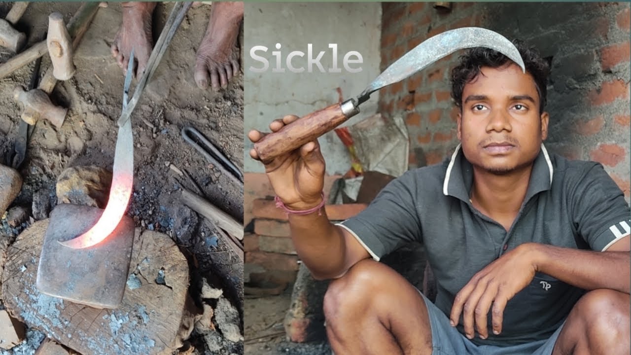 Making A Farming Sickle : Used In West Bengal, INDIA...... - YouTube