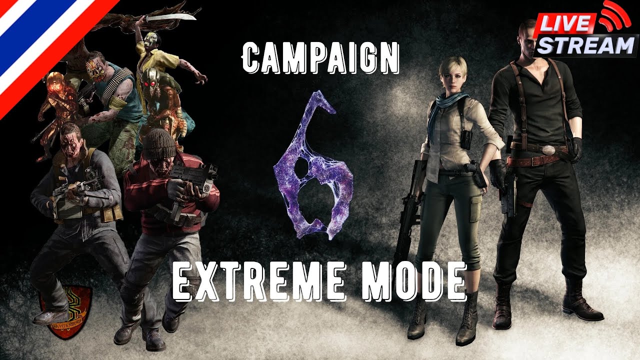 [Live] Resident Evil 6 | Jack Campaign | Mod Extreme mode - More ...