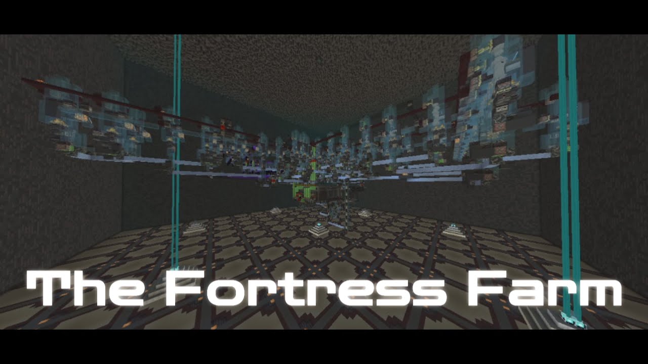 The Fortress Farm 6.7 skulls/min [MCBE] - YouTube