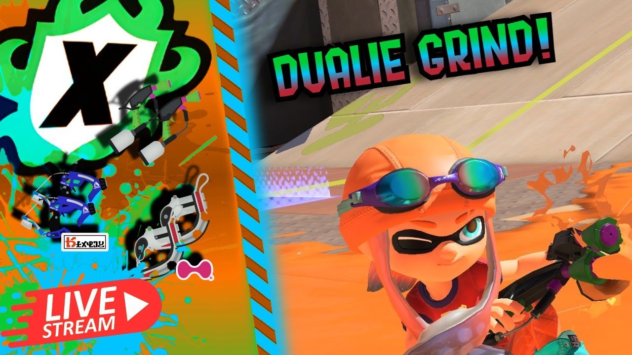 Splatoon 3 livestream | Mega Dualie Grind in X BATTLES! - YouTube