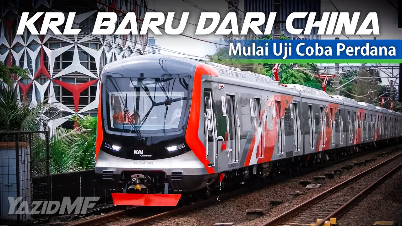 MULAI UJICOBA PERDANA !! KLB Uji Coba Lari KRL Baru Buatan China CRRC ...