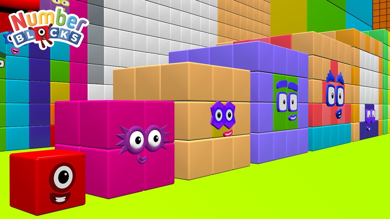 Numberblocks Cube Step Squad 1 - 218 Song - Learn to Count Big Numbers ...