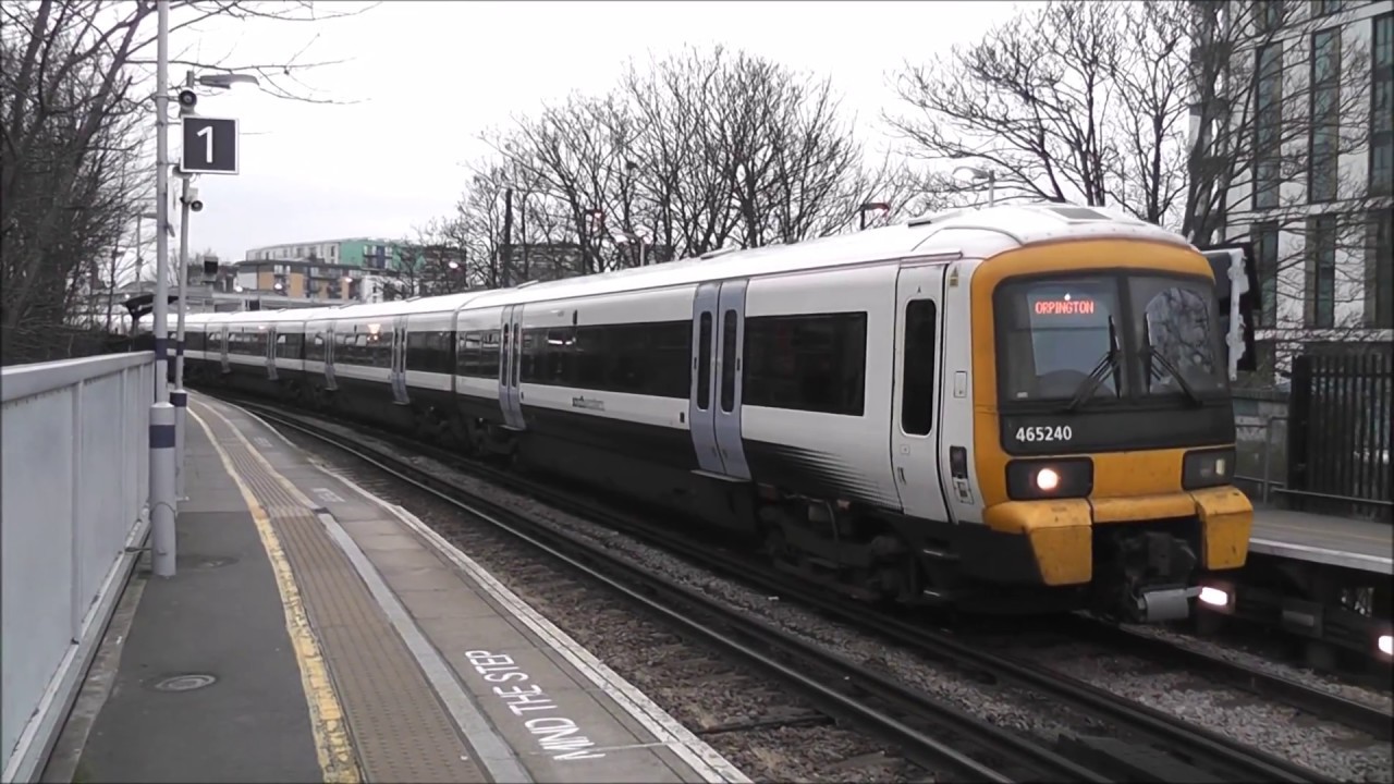 Trains at Lewisham - YouTube