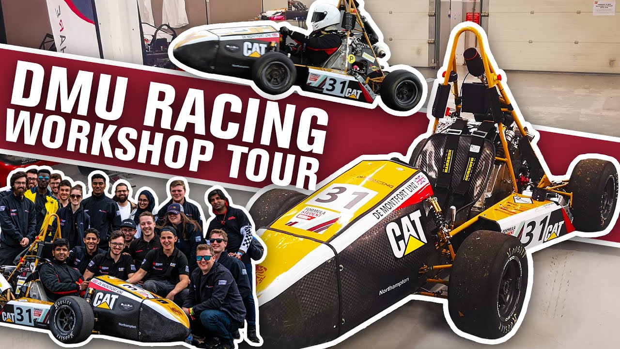 DMU Racing workshop tour - YouTube