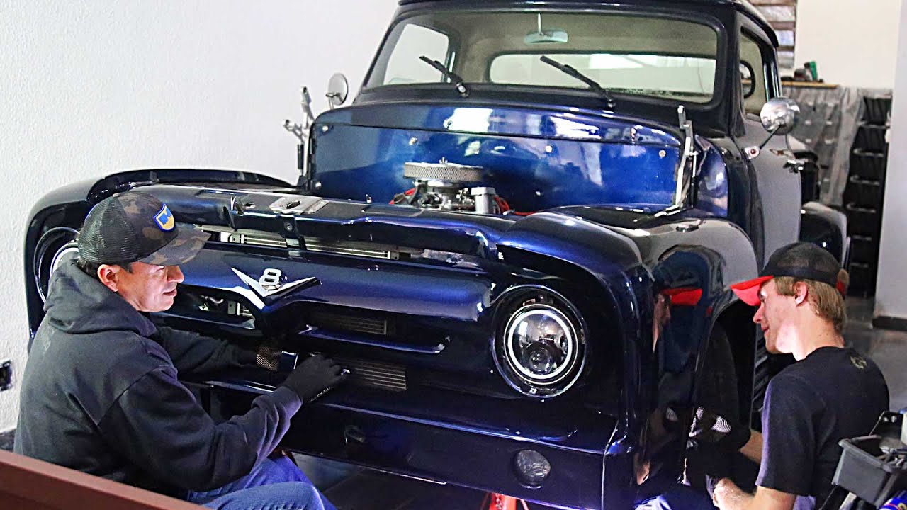 FORD F100 1958 com motor de MUSTANG I Nando SA - YouTube