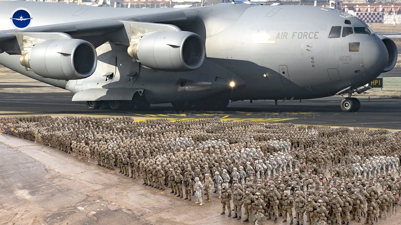 Thousands of US Elite Paratroopers Readied for Massive Air Assault from ...