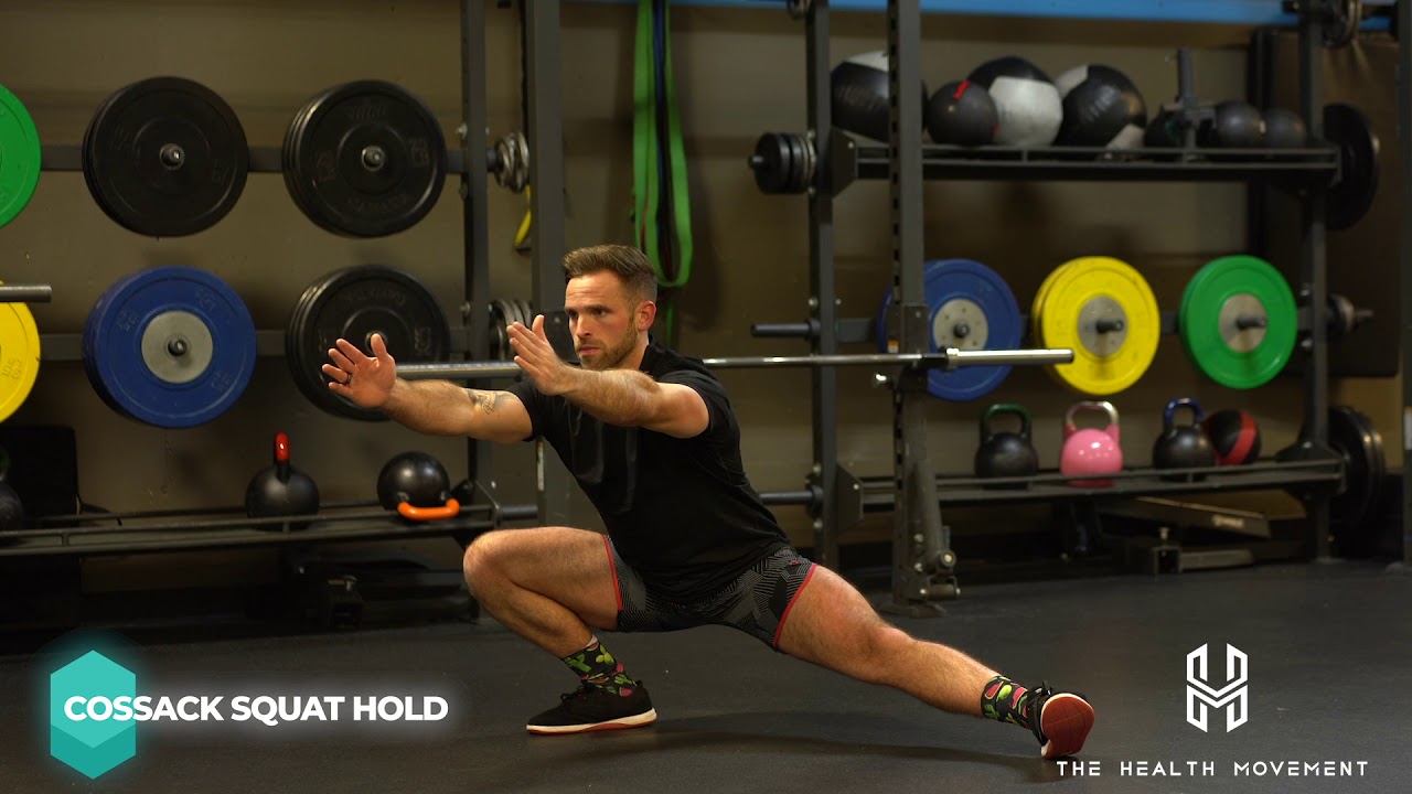 COSSACK SQUAT ISOMETRIC HOLD - YouTube