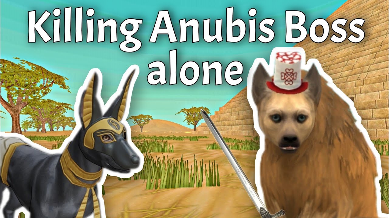 WildCraft: Killing Anubis boss alone (100% damage dealt and almost 300K ...