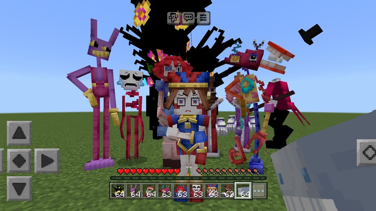 The Amazing Digital Circus Addon in Minecraft PE - YouTube