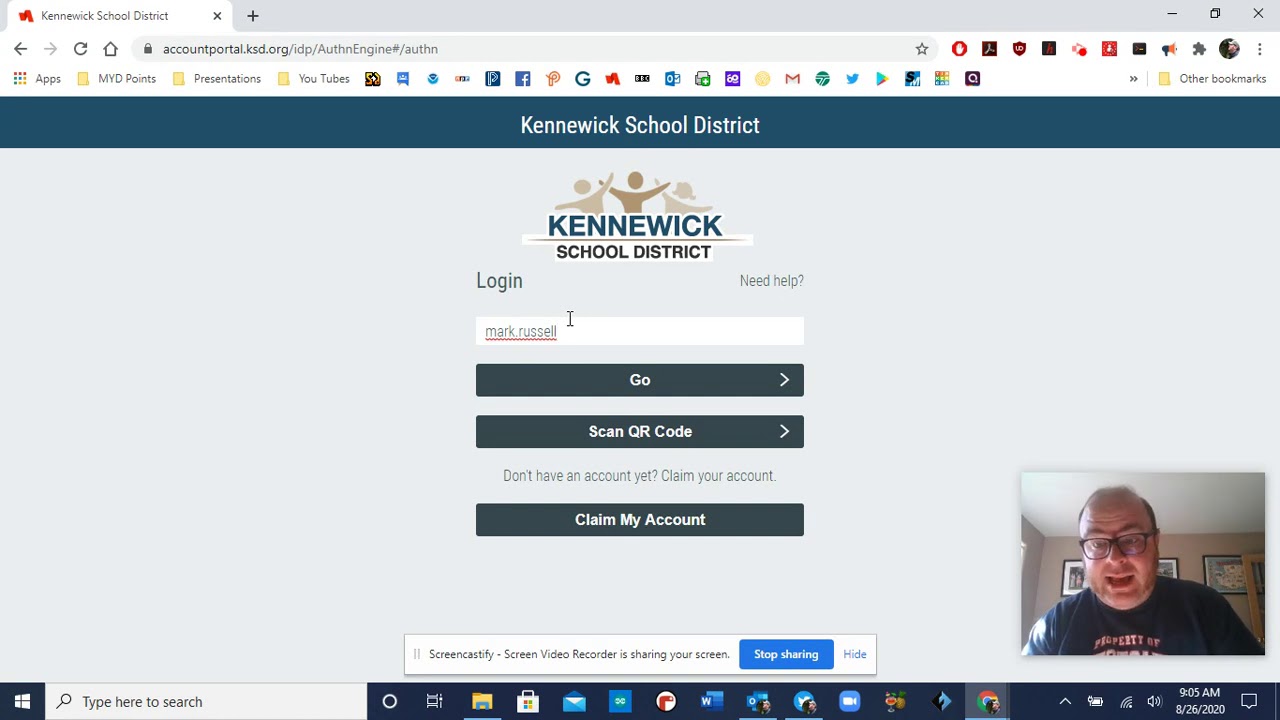KSD How to log in to Rapid Identity - YouTube