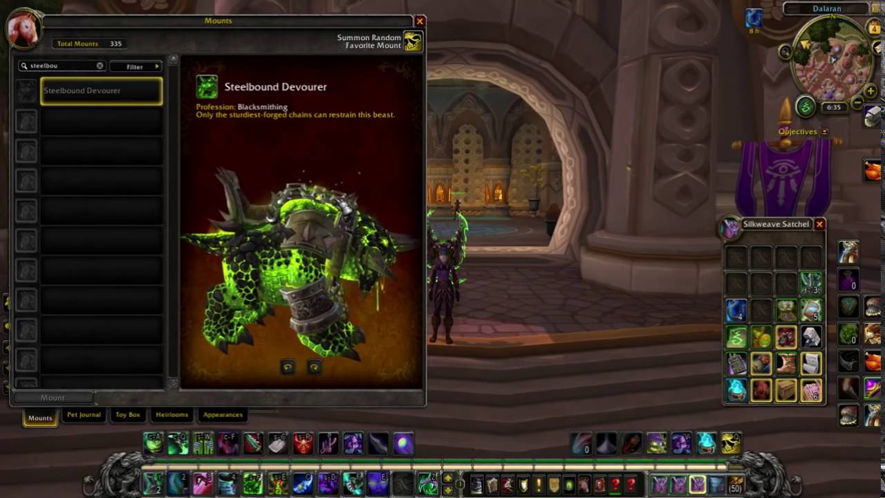 Blacksmithing in Legion World of Warcraft At least it has a cool mount ...