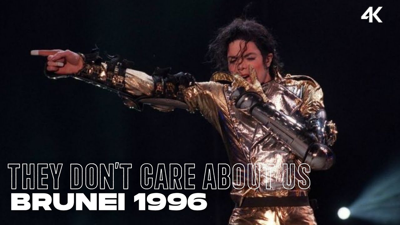 Michael Jackson-They Don't Care About Us(Live in Brunei 4K Remastered ...