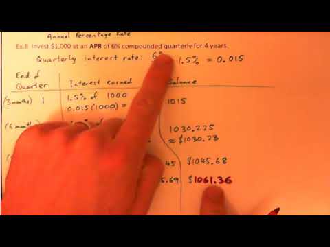 Compounding periods Ex8-9 - YouTube