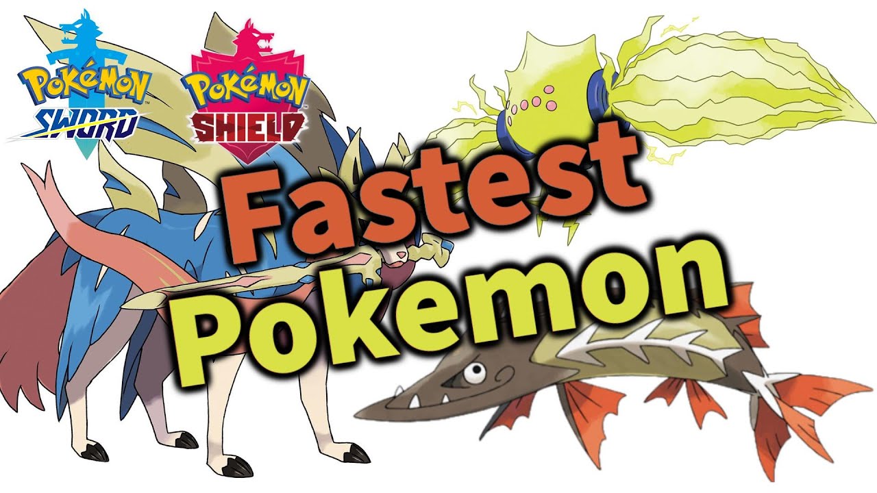 Top 10 Fastest Pokemon on Sword & Shield - YouTube