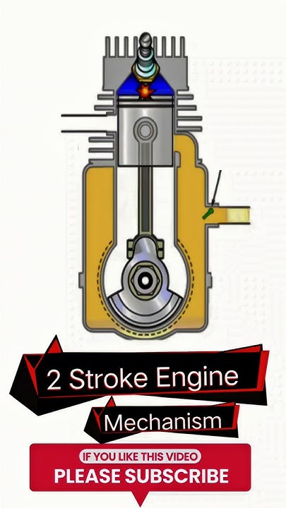 2 Stroke Engine Working Mechanism - YouTube